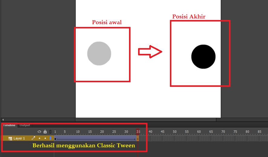 Membuat Animasi Dengan Classic Motion Guide di Adobe Animate CC - Neicy ...