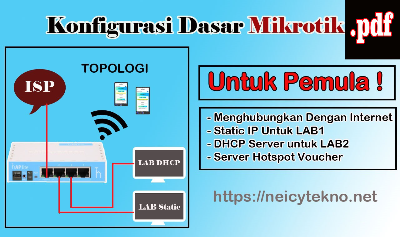 Setting Mikrotik Lengkap Dengan Winbox pdf - Neicy Techno