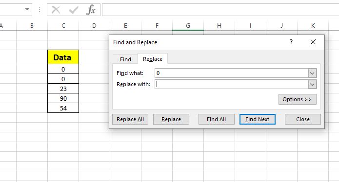 2 Cara Merubah Angka Nol Menjadi Kosong di Excel - Neicy Techno