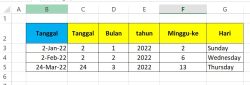 5 Fungsi Date Pada Excel - Neicy Techno