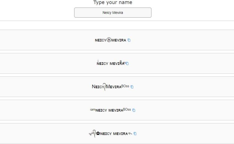 Cara Membuat Nama Keren Online dengan Cute Name Generator - Neicy Tekno