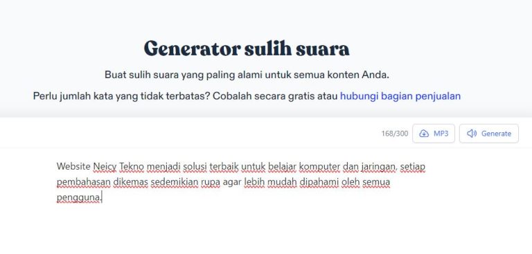 Cara Mengubah Teks Menjadi Suara Online di Google - Neicy Techno