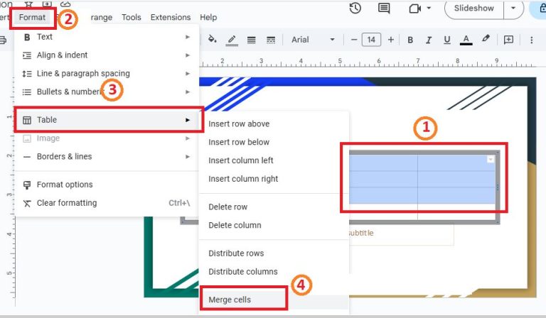 Cara Menghilangkan Garis di Google Slides Untuk Judul Tabel - NeicyTekno