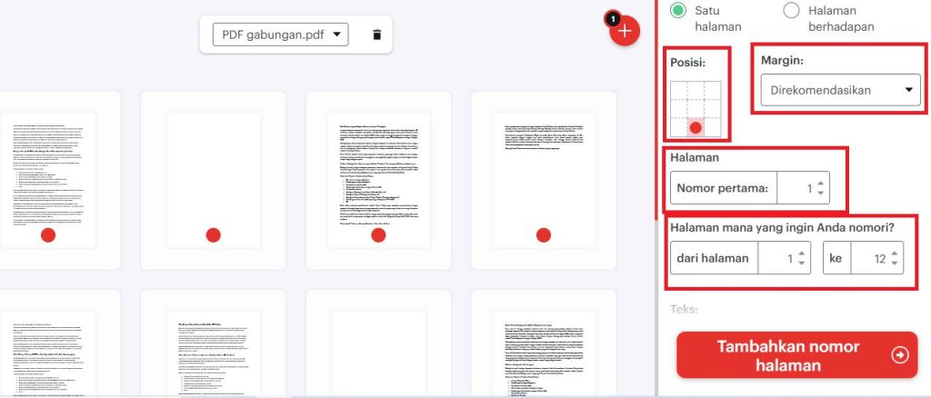 Cara Menambahkan Nomor Halaman di PDF Online - Neicy Tekno
