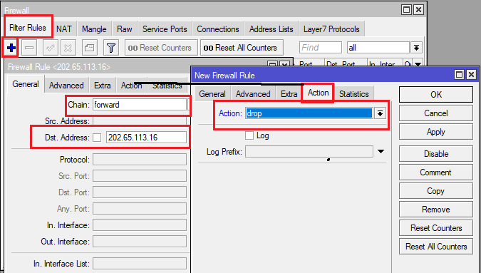 Block Situs Tertentu Menggunakan IP Address Di Firewall Filter MikroTik ...